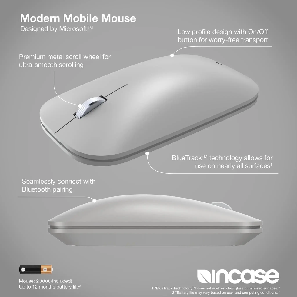 Modern Mobile Mouse Designed by Microsoft - Incase.com