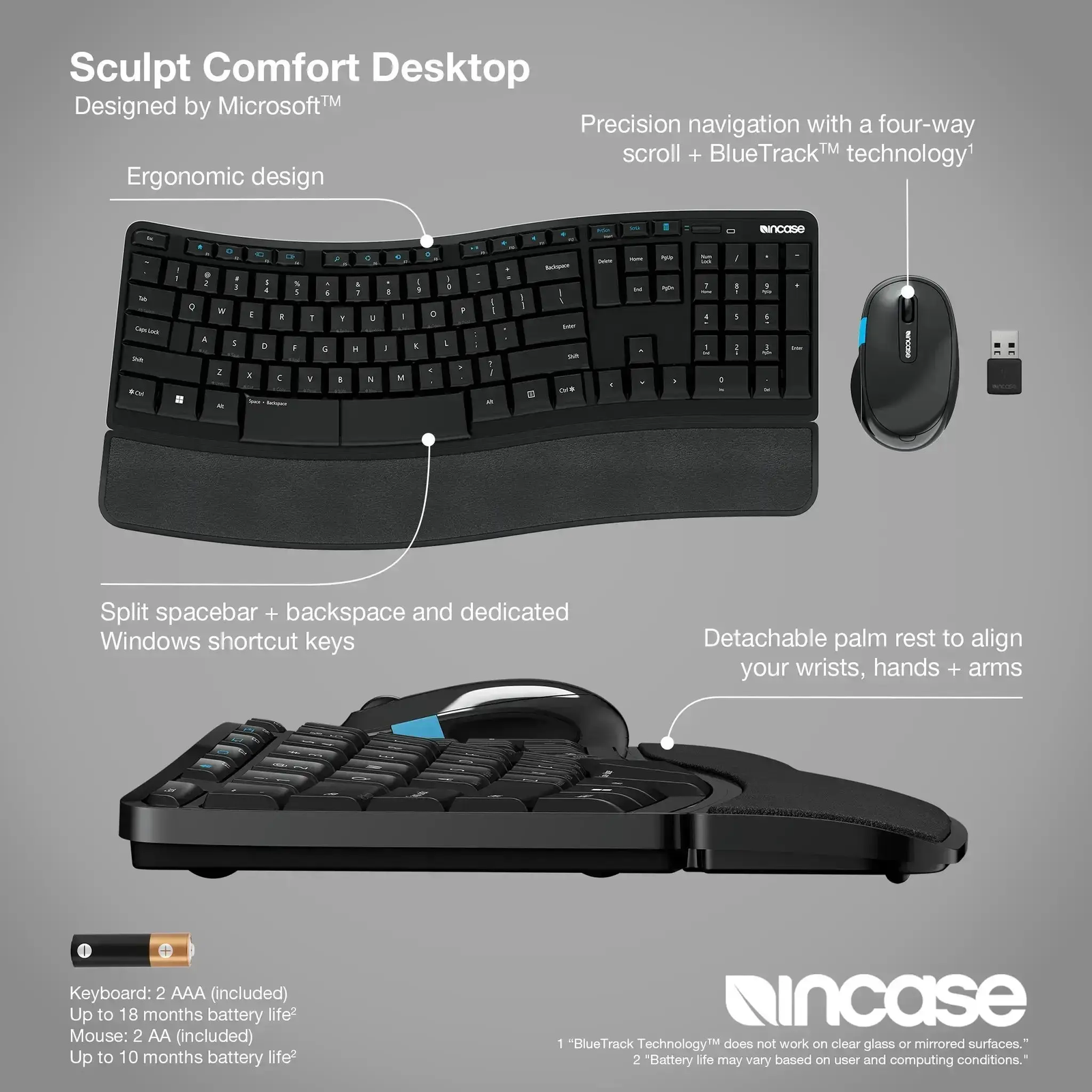 Sculpt Comfort Desktop Designed by Microsoft - Incase.com
