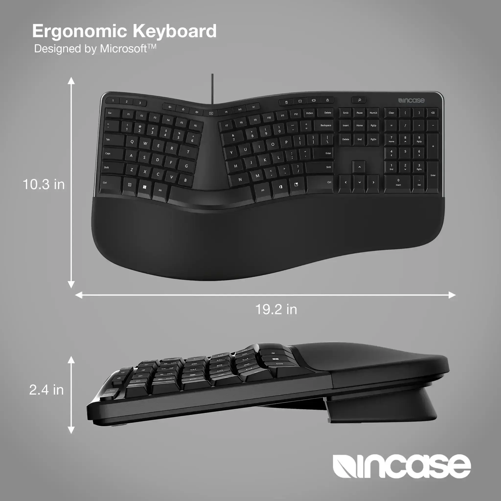 Ergonomic Keyboard Designed by Microsoft - Incase.com
