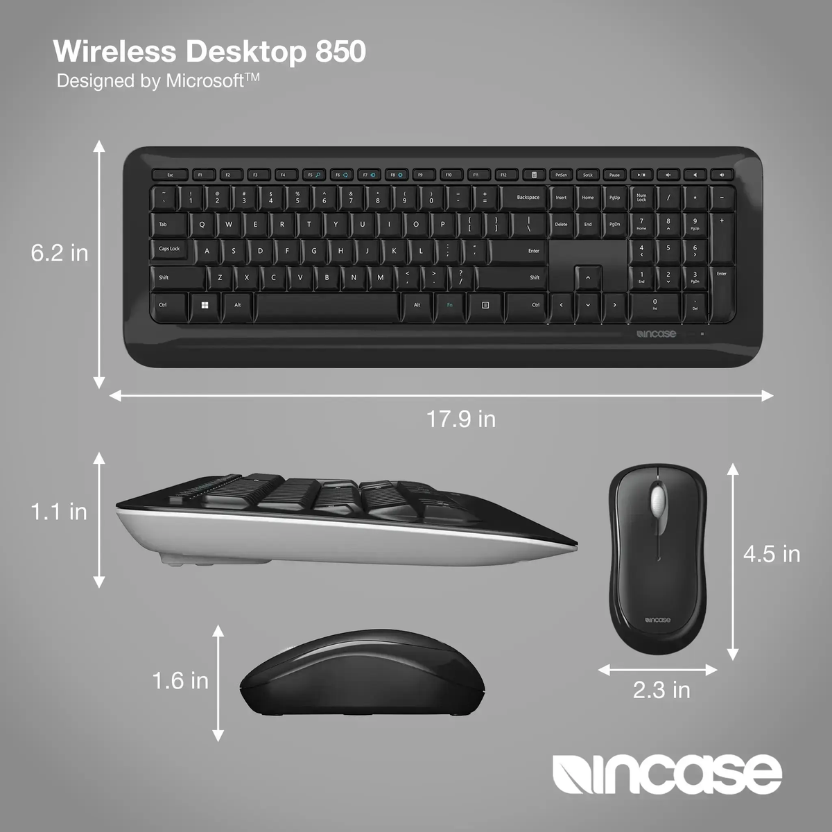 Wireless Desktop 850 Designed by Microsoft - Incase.com