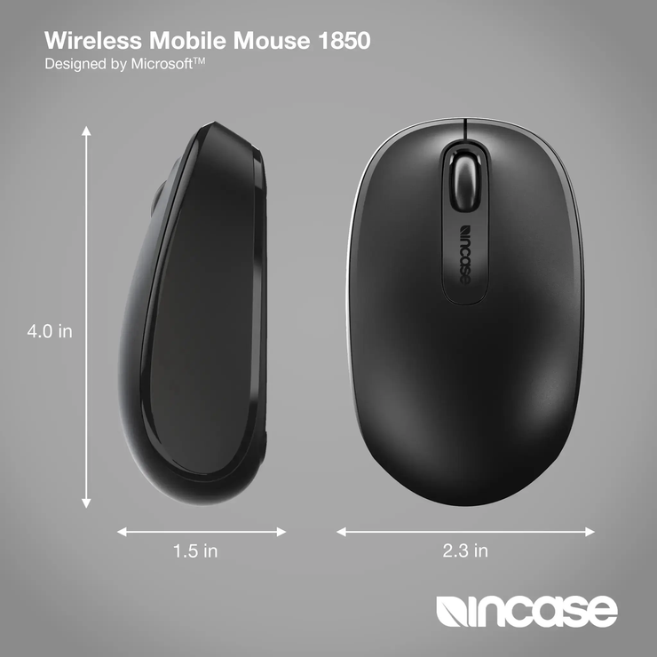 Wireless Mobile Mouse 1850 Designed by Microsoft - Incase.com