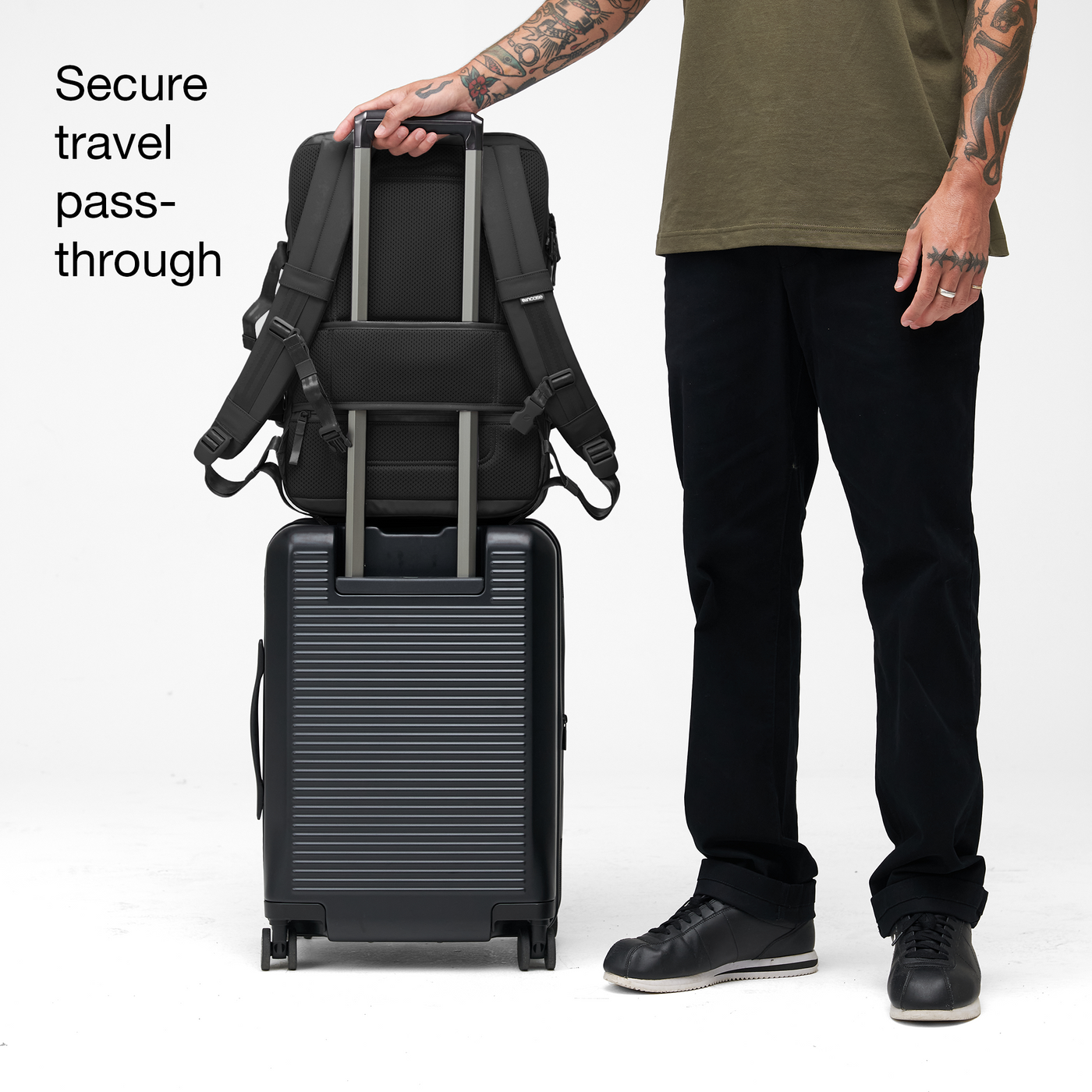 A.R.C. Travel Pack With ReSpun 100% Recycled Polyester 38L - – Incase.com